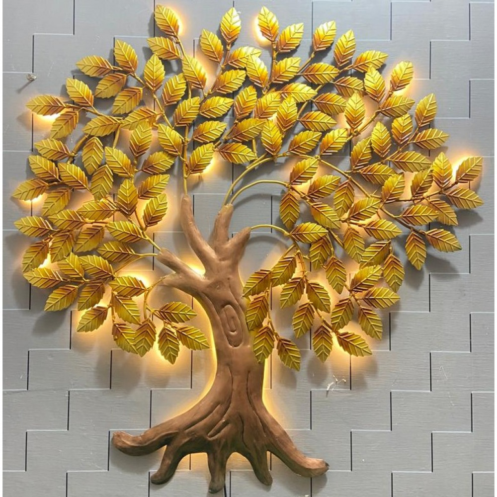 Japanese Tree Wall Decor with LED Light