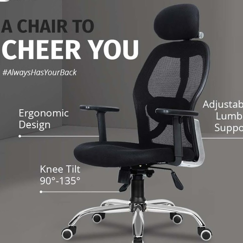 Buy Marvel High Back Office Chair @Upto 70% OFF Online in India.