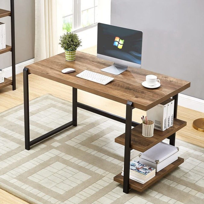 Buy Rustic wood work desk at best price in India - Upto 40% off ...